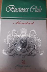 Cigarette Pack: Business Club Menthol (YugoslaviaCol:YU-CT-0034
