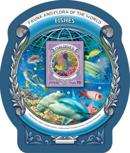 Stamp: Fauna and Flora of the World - Fishes (Maldives(Fauna and Flora ...