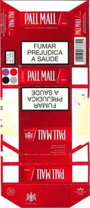 Cigarette Pack: Pall Mall Red (MozambiqueCol:MZ-CT-0008