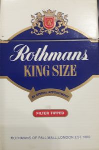 Cigarette Pack: Rothmans King Size (United Kingdom of Great Britain ...