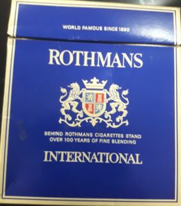 Cigarette Pack: Rothmans International (United Kingdom of Great Britain ...