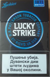 Cigarette Pack: Lucky Strike (SerbiaCol:RS-CT-0002