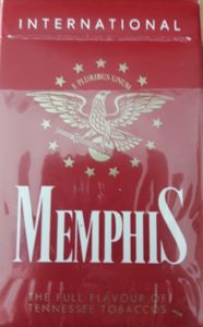 Cigarette Pack: Memphis International (Austria) Col:AT-CT-0013