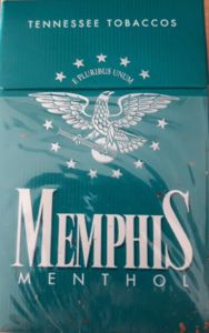 Cigarette Pack: Memphis Menthol (Austria) Col:AT-CT-0012