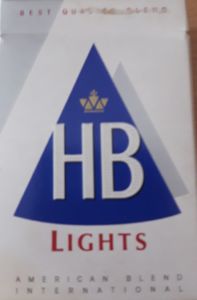 Zigarettenschachtel: HB Lights (Nordmazedonien) Col:MK-CT-0005