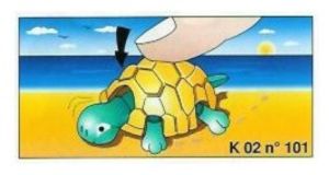 Meal Toy: Turtle (Kinder Surprise, Europe(Kinder - Turtle) Col:K02-101