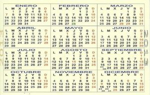 Pocket Calendar: Confitería la Casa de las Tartas (Spain(Cake shop) Col ...