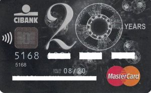 Bank Card: CiBank MasterCard 20 Years - 04-15 (Cibank, BulgariaCol:BG ...