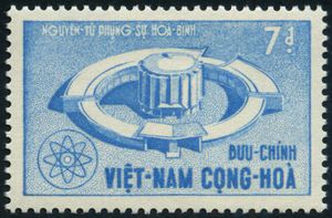 Stamp: Atomic Energy (Vietnam, South(Nuclear energy) Mi:VN-S 311,Sn:VN ...