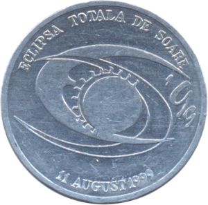 Coin: 500 Lei (Solar Eclipse) (Romania(1989~Today - Republic ...