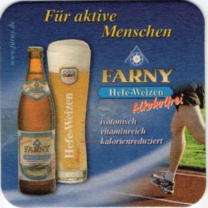 Beer Coaster: Farny (Edelweissbrauerei Farny, Germany, Federal ...