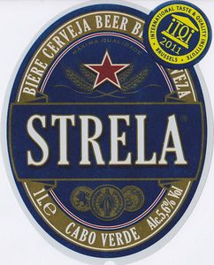Drink Label: Strela (Ceris Sociedad Caboverdiana de Cerveja, Cabo ...