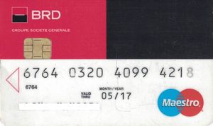 Bank Card: Brd (Brd Groupe Societe Generale, RomaniaCol:RO-MS-0046.03