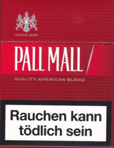 Zigarettenschachtel: Pall Mall Red (Deutschland, Bundesrepublik(Pall ...