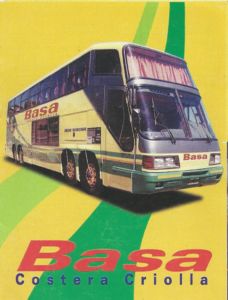 Calendario de Bolsillo: Basa Costera Criolla (Argentina(Buses) Col:ARG ...