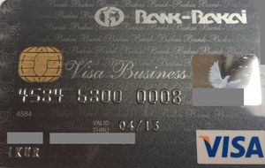 Bank Card: Bakai Bank Visa Business (Bakai Bank, KyrgyzstanCol:KG-VI-0002
