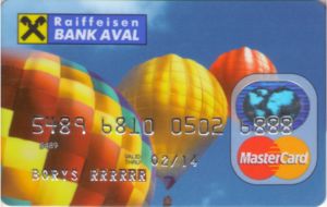 Bank Card: MasterCard Standard (Raiffeisen Bank Aval, UkraineCol:UA-MC ...