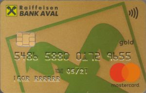 Bank Card: Mastercard Gold (Raiffeisen Bank Aval, UkraineCol:UA-MC-0538.01