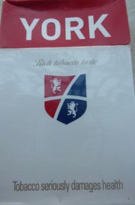 Cigarette Pack: York (CroatiaCol:HR-CT-0007