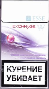 Cigarette Pack: Esse Exchange Super Slims (RussiaCol:RU-CT-0057