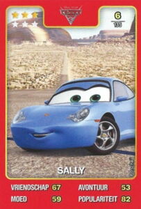 Game Card: Sally (Disney(Disney Pixar Cars 3) Col:Disn-Pix-Car3-006