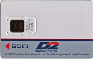 Phonecard: D2 Privat - mannesmann (Vodafone, Germany, Federal Republic ...