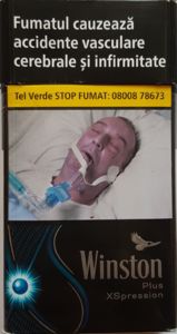 Cigarette Pack: Winston (RomaniaCol:RO-CT-0059