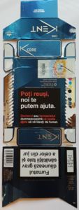 Cigarette Pack: Kent Core (RomaniaCol:RO-CT-0038