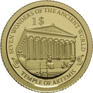 Moeda: 1 Dollar (Temple of Artemis at Ephesus) (Ilhas Salomão(2007~2013 ...