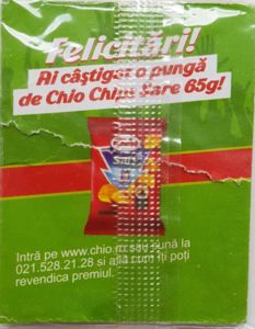 Meal Toy: Chio Chips (Snacks, Romania(Chio) Col:CHIO-2017-001