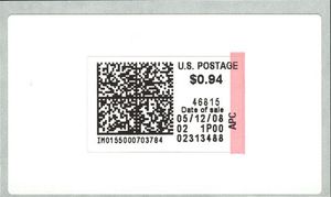 Stamp: IBM Pitney Bowes (United States of America(Computer Vended ...