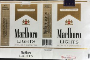 Siqaret Qutuları: Marlboro Lights (Amerika Birləşmiş Ştatları(Marlboro ...