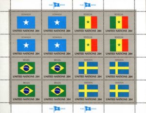 Stamp: UNO Flags (UNO New York(Flag series) Mi:NT-NY 434-437KB,Yt:NT-NY ...