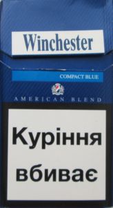 Cigarette Pack: Winchester Compact Blue (UkraineCol:UA-CT-0379