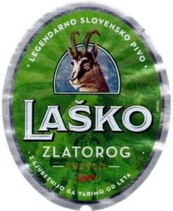 Drink Label: Lasko Zlatorog svetlo (Pivovarna Laško, SloveniaCol:SI ...