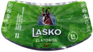 Drink Label: Lasko Zlatorog svetlo (Pivovarna Laško, SloveniaCol:SI ...