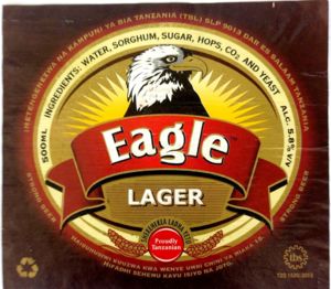 Drink Label: Eagle Lager (Tanzania Breweries Ltd., TanzaniaCol:TZ-BEER ...