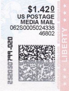 Stamp: George Washington and Flag (United States of America(Personal ...