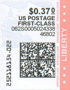 Stamp: Capitol Building and Flag (United States of America(Personal ...