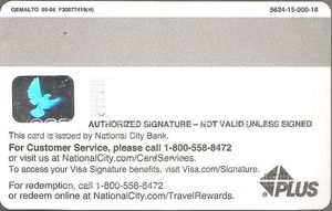 Bank Card: National City Travel Rewards (National City Bank, United ...