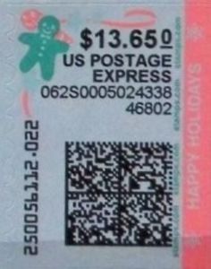 Stamp: Gingerbread Man and Candy (United States of America(Personal ...