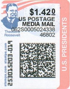 Stamp: Theodore Roosevelt (United States of America(Personal Computer ...