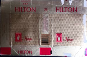 Cigarette Pack: Hilton (United States of AmericaCol:US-CT-0133