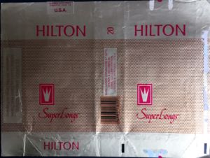 Cigarette Pack: Hilton (United States of AmericaCol:US-CT-0138