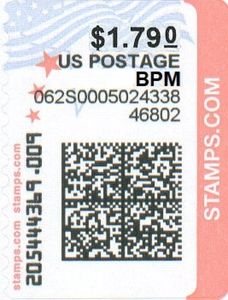 Stamp: Flag and Star (United States of America(Personal Computer ...
