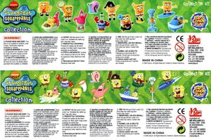 Meal Toy: SpongeBob as pirate (Surpresa do Kinder Ovo, Europa ...