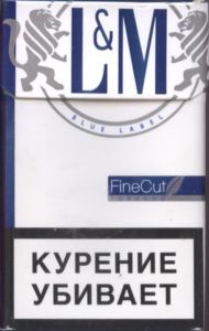 Cigarette Pack: L&M Blue Label (RussiaCol:RU-CT-0112
