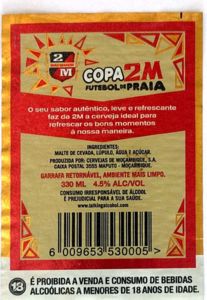 Drink Label: 2-M Mac-Mahon (Cervejas de Mocambique, S.A., MozambiqueCol ...