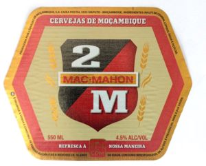 Drink Label: 2-M Mac-Mahon (Cervejas de Mocambique, S.A., MozambiqueCol ...