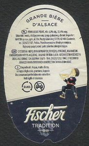 Drink Label: Fischer Traditional (Groupe Percheur, FranceCol:FR-BEER-000054